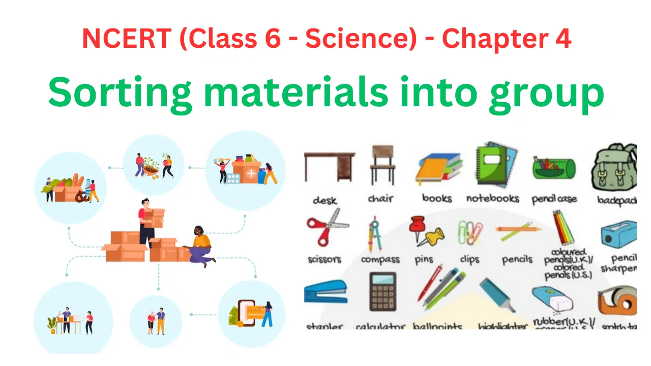 Sorting materials into group - Ars Study Point